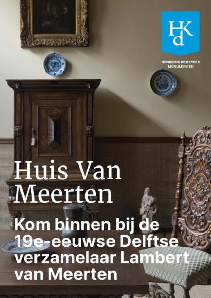 Museumhuizen Huis Van Meerten - Delft - Foldersbestellen.nl